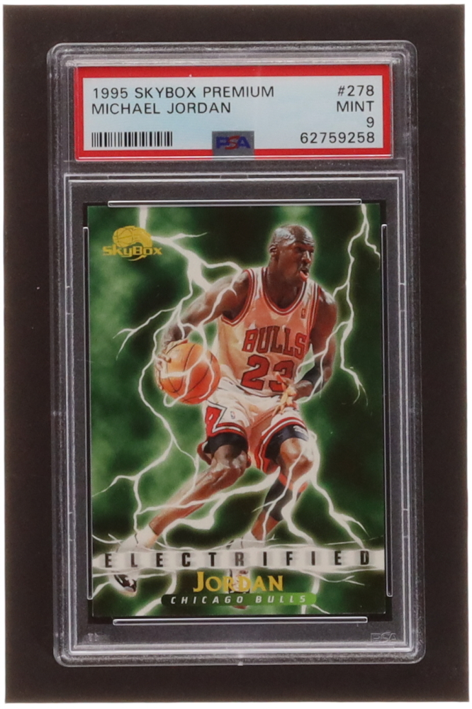 Michael Jordan 1995-96 SkyBox Premium #278 Electrified (PSA 9) | Pristine Auction