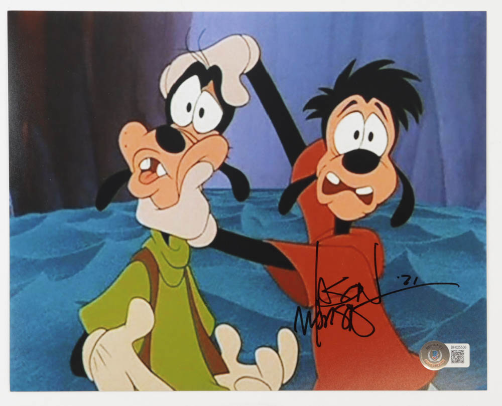 Jason Marsden Signed "A Goofy Movie" 8x10 Photo Inscribed "Max ...
