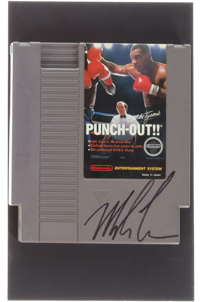 Mike Tyson Signed 1987 "Punch-Out!!" Nintendo Video Game (JSA & Tyson ...