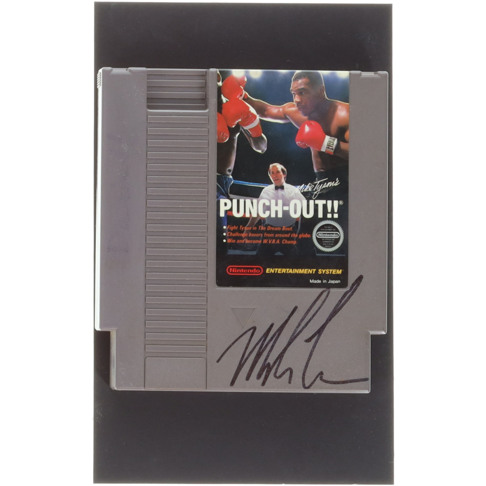 Mike Tyson Signed 1987 "Punch-Out!!" Nintendo Video Game (JSA & Tyson ...