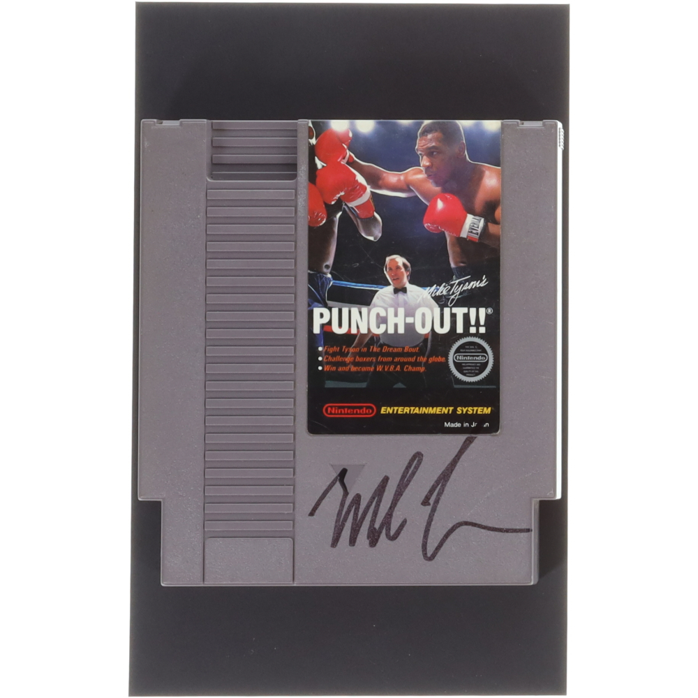 Mike Tyson Signed 1987 "Punch-Out!!" Nintendo Video Game (JSA & Tyson ...