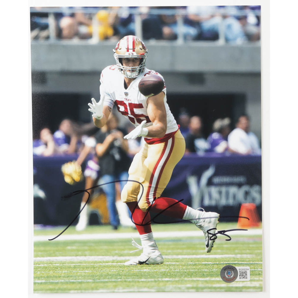 George Kittle Signed 49ers 8x10 Photo (Beckett) | Pristine Auction