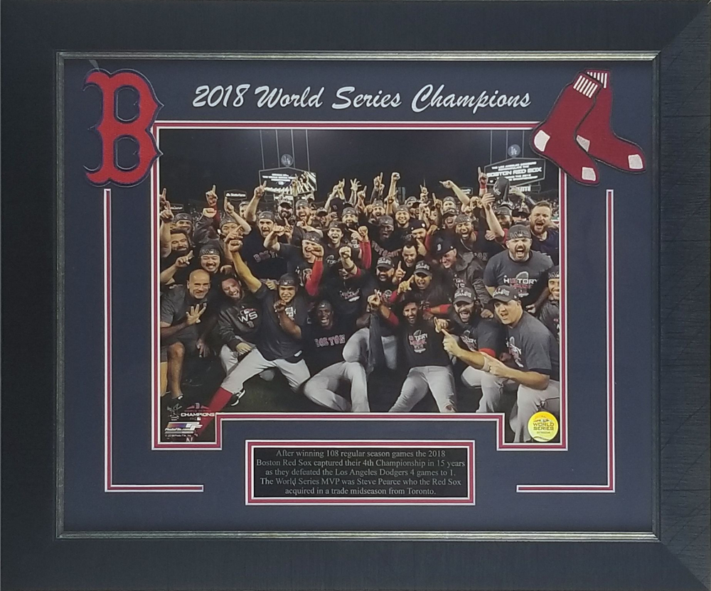 Red Sox 2018 World Series Champions Custom Framed Photo Display | Pristine Auction