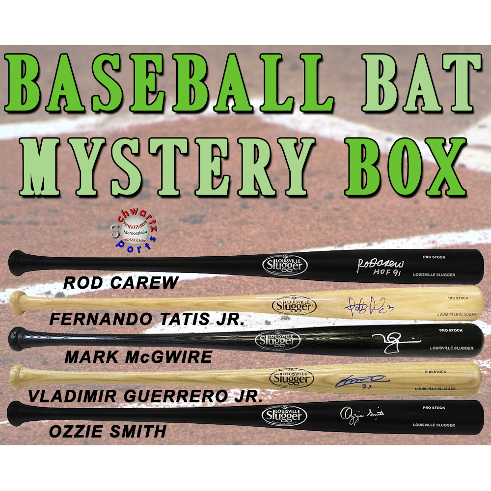 Schwartz Sports – Full Size Baseball Bat Signed Mystery Box – Series 21 ...