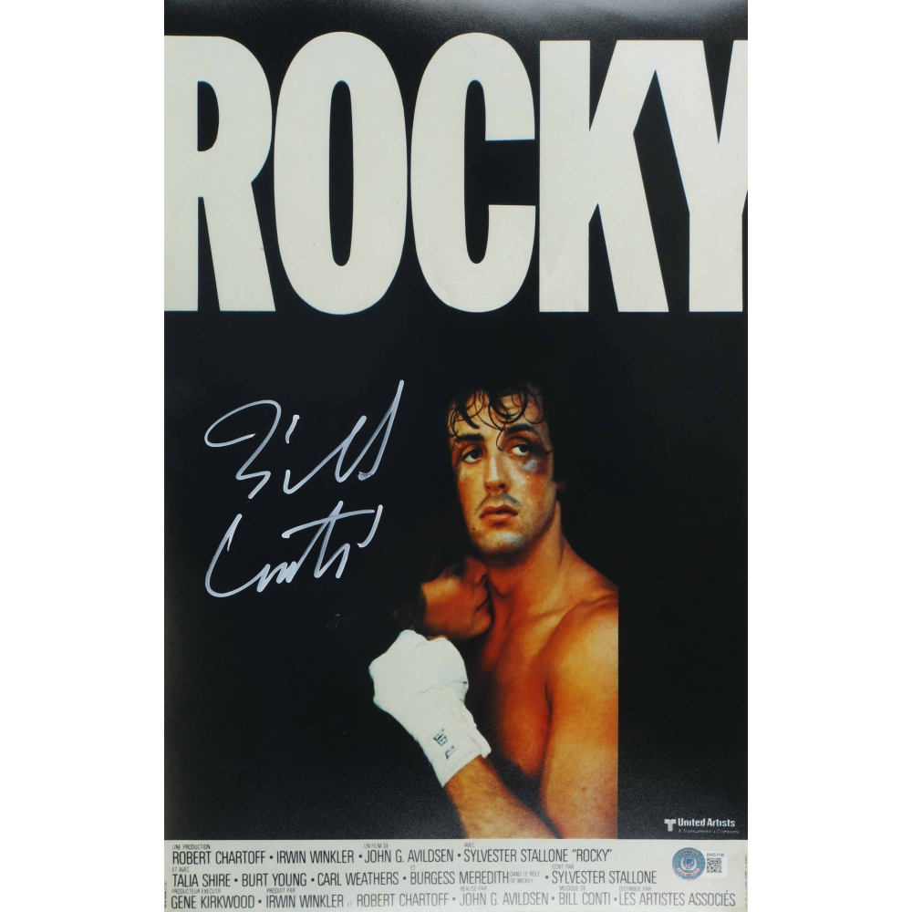Bill Conti Signed "Rocky" 11x17 Photo (Beckett) | Pristine Auction