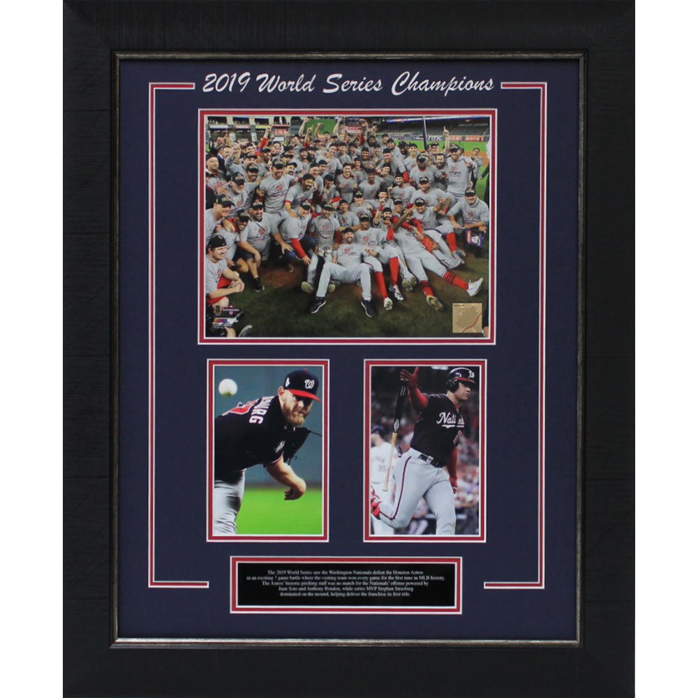 2019 World Series Champions Nationals Custom Framed Photo Display ...