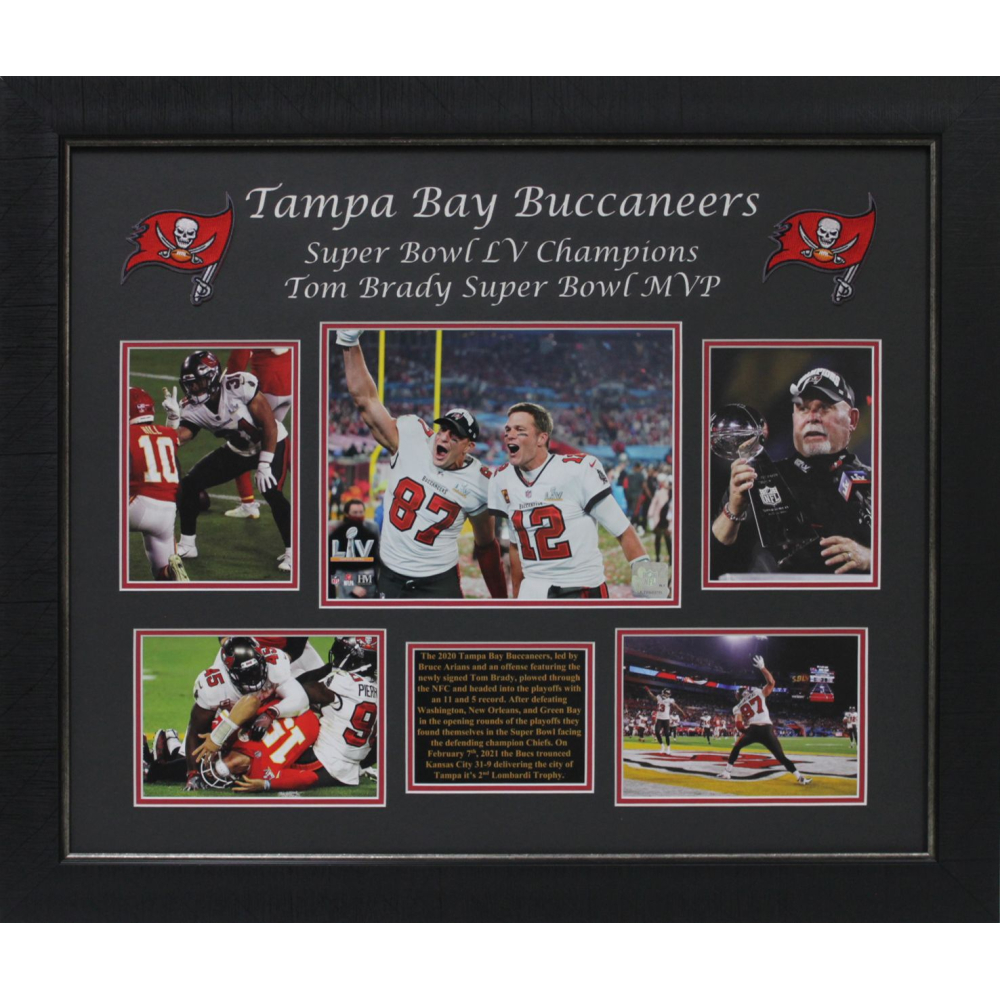 Buccaneers Super Bowl LV Champions Custom Framed Photo Display ...