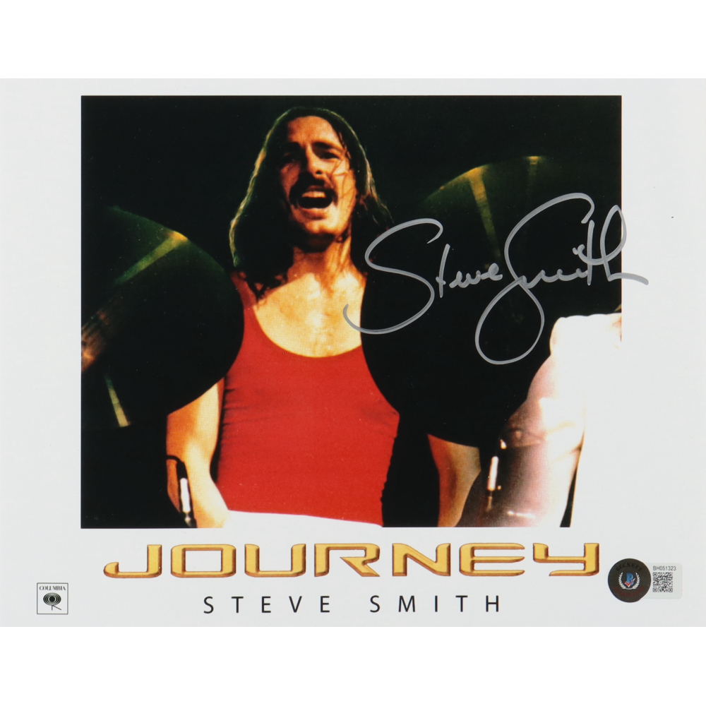 Steve Smith Signed Journey 8x10 Photo (Beckett) | Pristine Auction