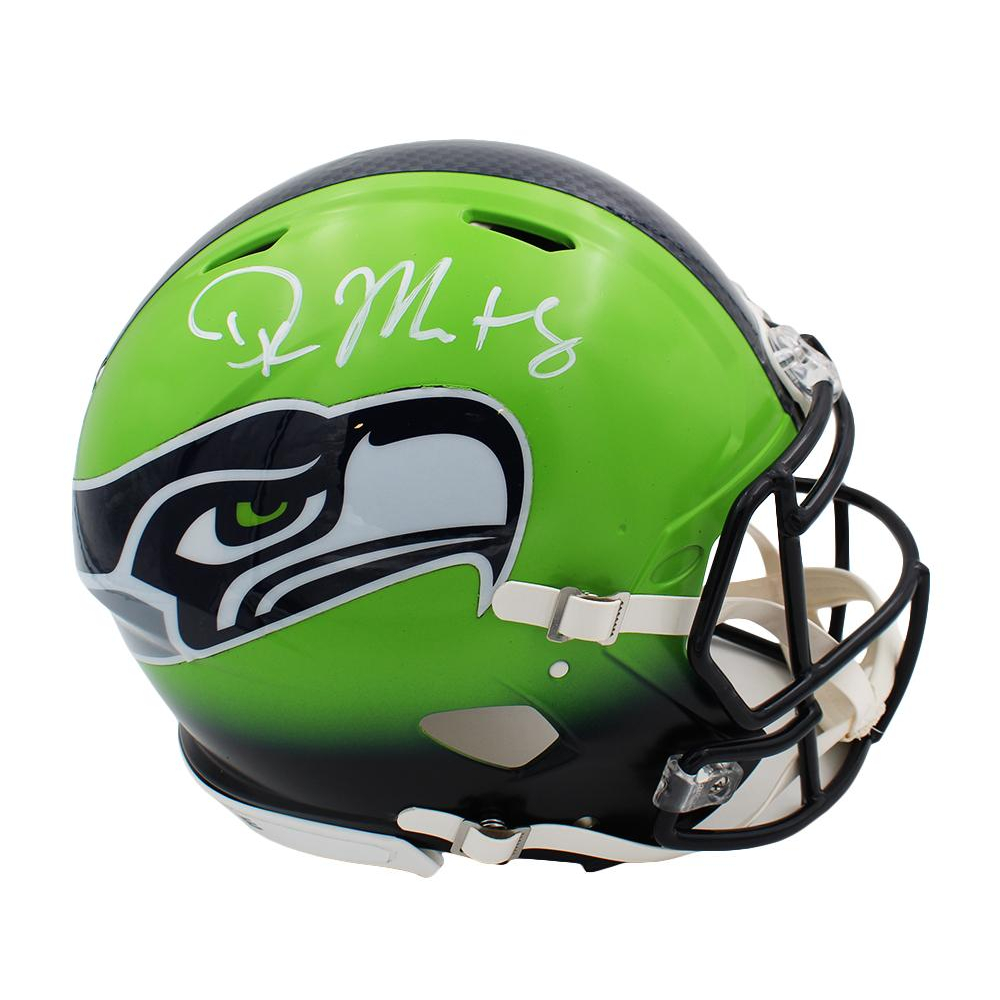 DK Metcalf Signed Seahawks Authentic On-Field Full Size Speed Helmet ...