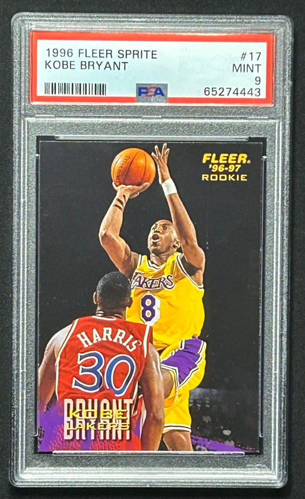 Kobe Bryant 1996-97 Fleer Sprite #17 RC (PSA 9) | Pristine Auction
