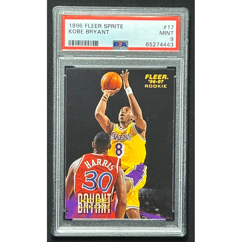 Kobe Bryant 1996-97 Fleer Sprite #17 RC (PSA 9) | Pristine Auction