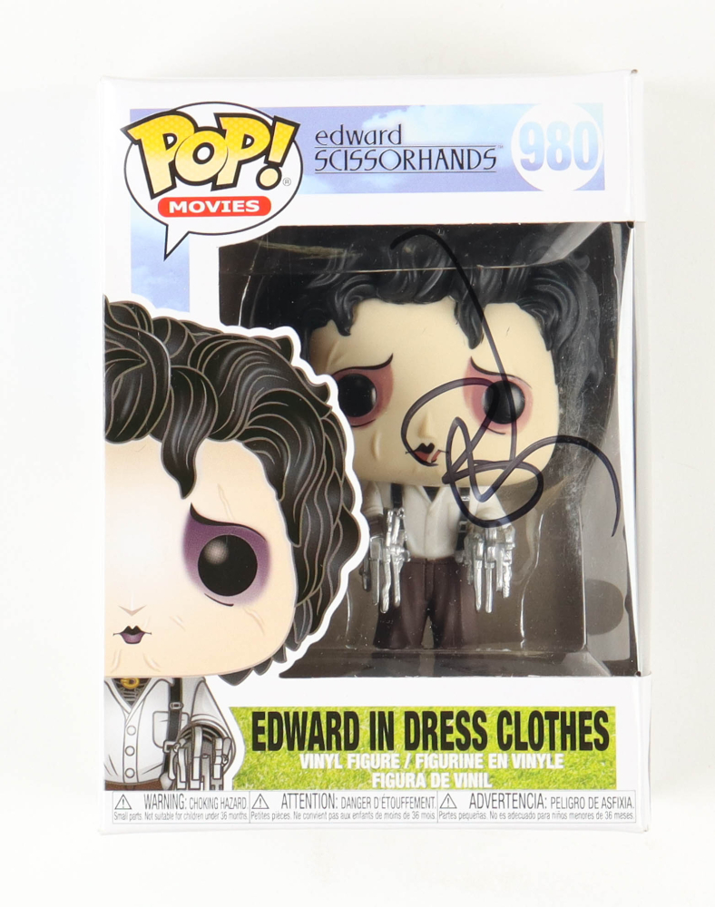 Johnny Depp Signed "Edward Scissorhands" #980 Edward In Dress Clothes ...