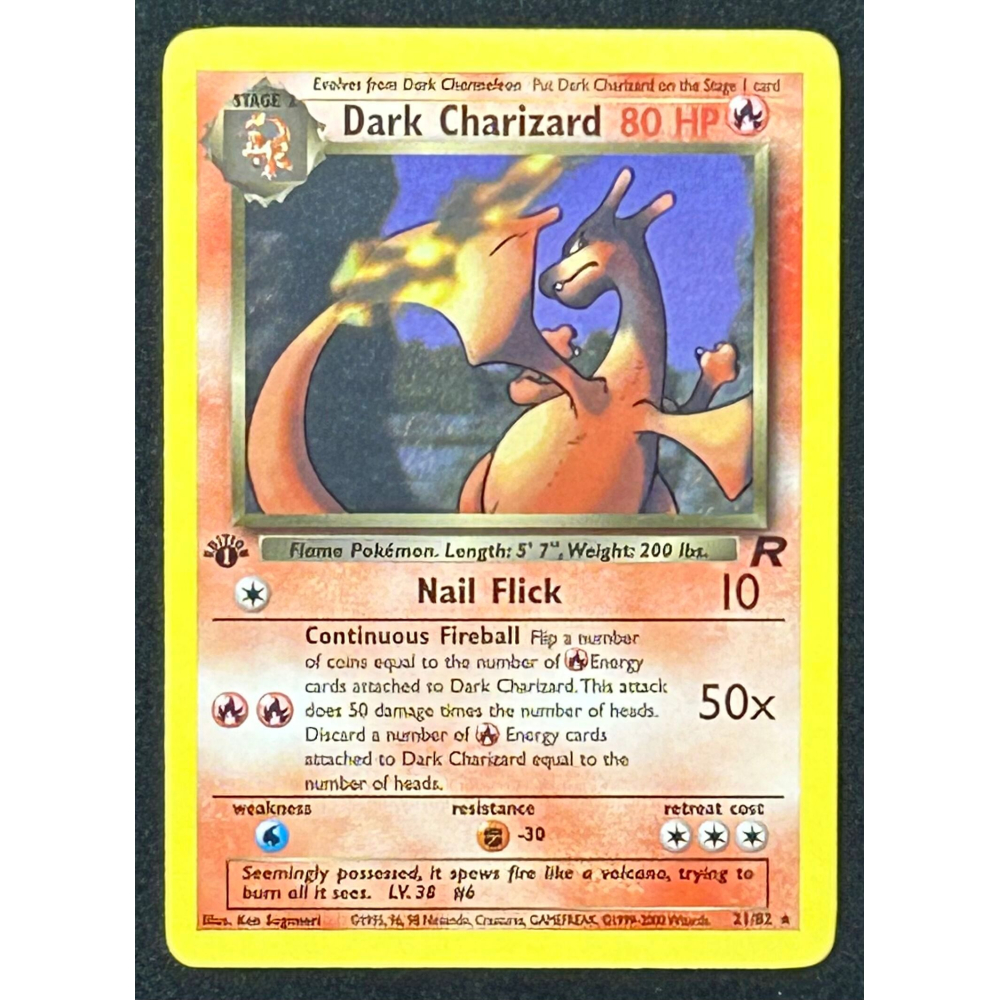 Dark Charizard 2000 Pokemon Team Rocket #21 | Pristine Auction