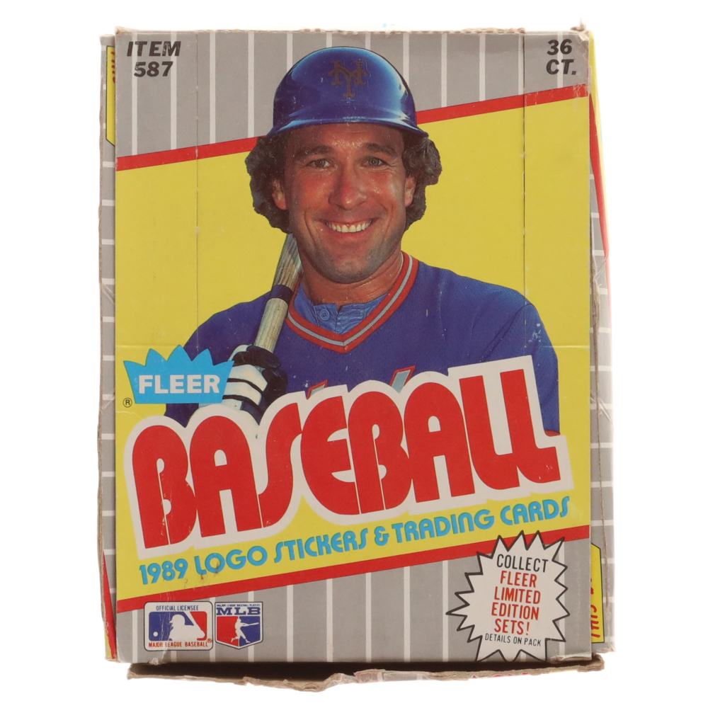 1989 Fleer Baseball Wax Box | Pristine Auction