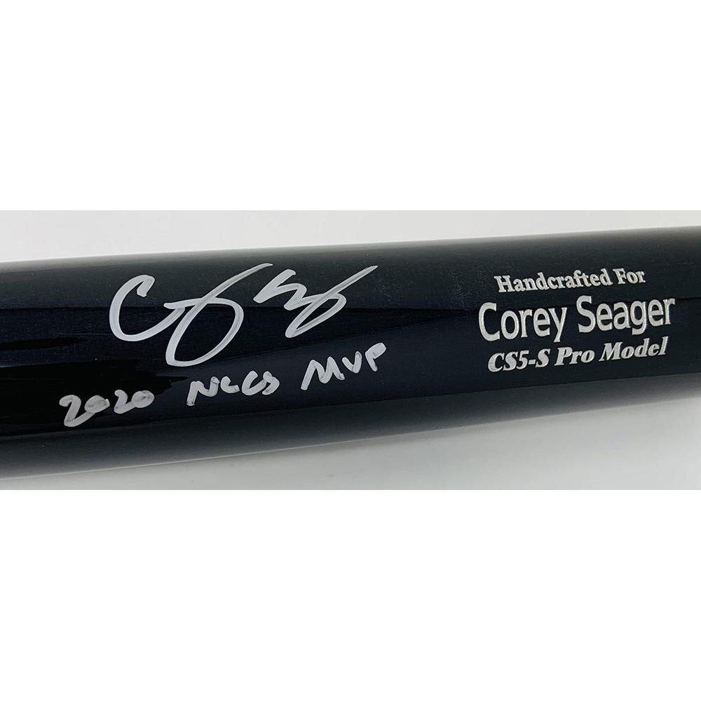 Corey Seager Signed Marucci Player Model Bat Inscribed "2020 NLCS MVP ...