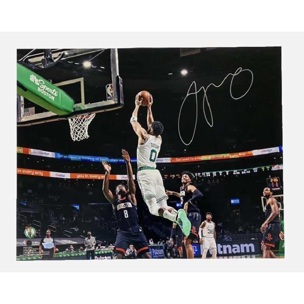 Jayson Tatum Signed Celtics 16x20 Photo (Fanatics) | Pristine Auction