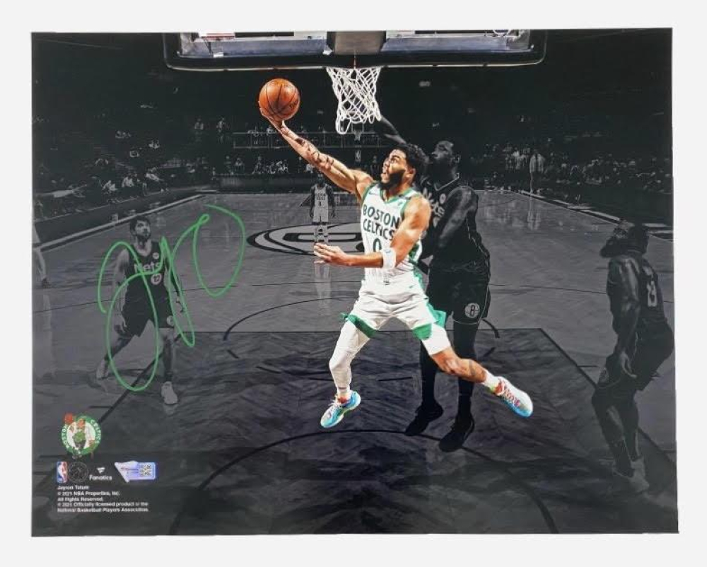 Jayson Tatum Signed Celtics 11x14 Photo (Fanatics) | Pristine Auction