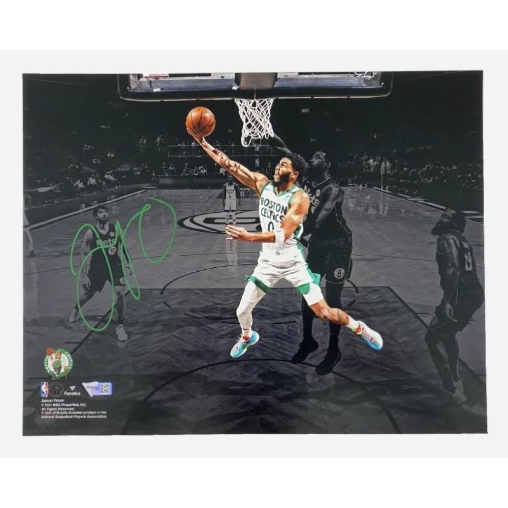 Jayson Tatum Signed Celtics 11x14 Photo (Fanatics) | Pristine Auction