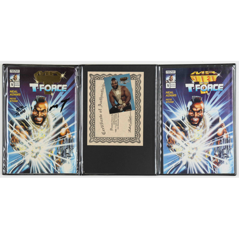 Mr. T Signed LE 1993 "Mr. T And The T-Force" Issue #1D Now Comic Book ...