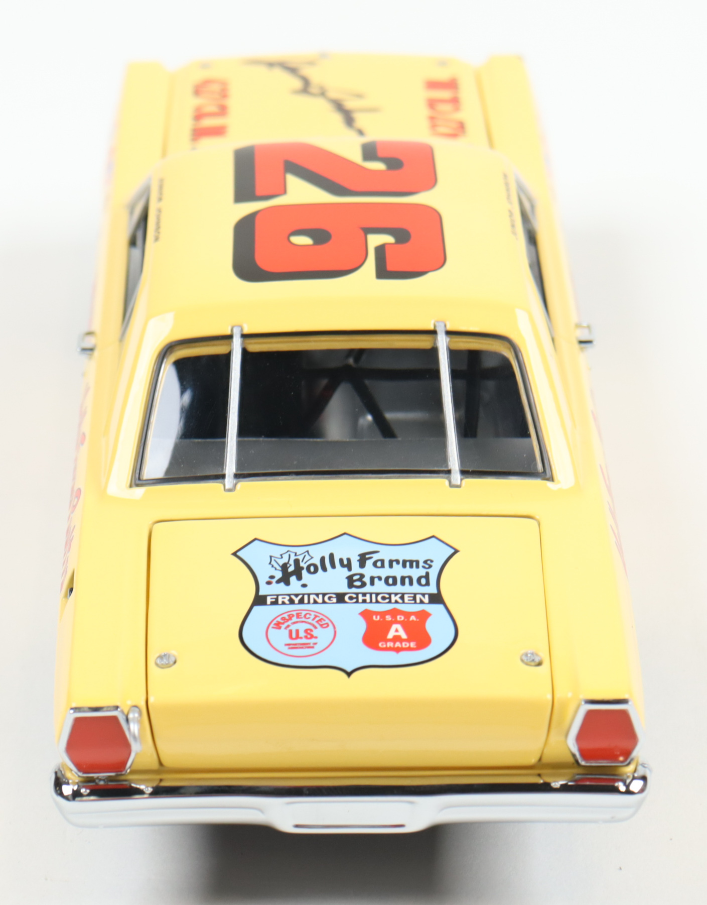 Junior Johnson Signed Holly Farms Poultry / 1965 Ford Galaxie 1:24 ...