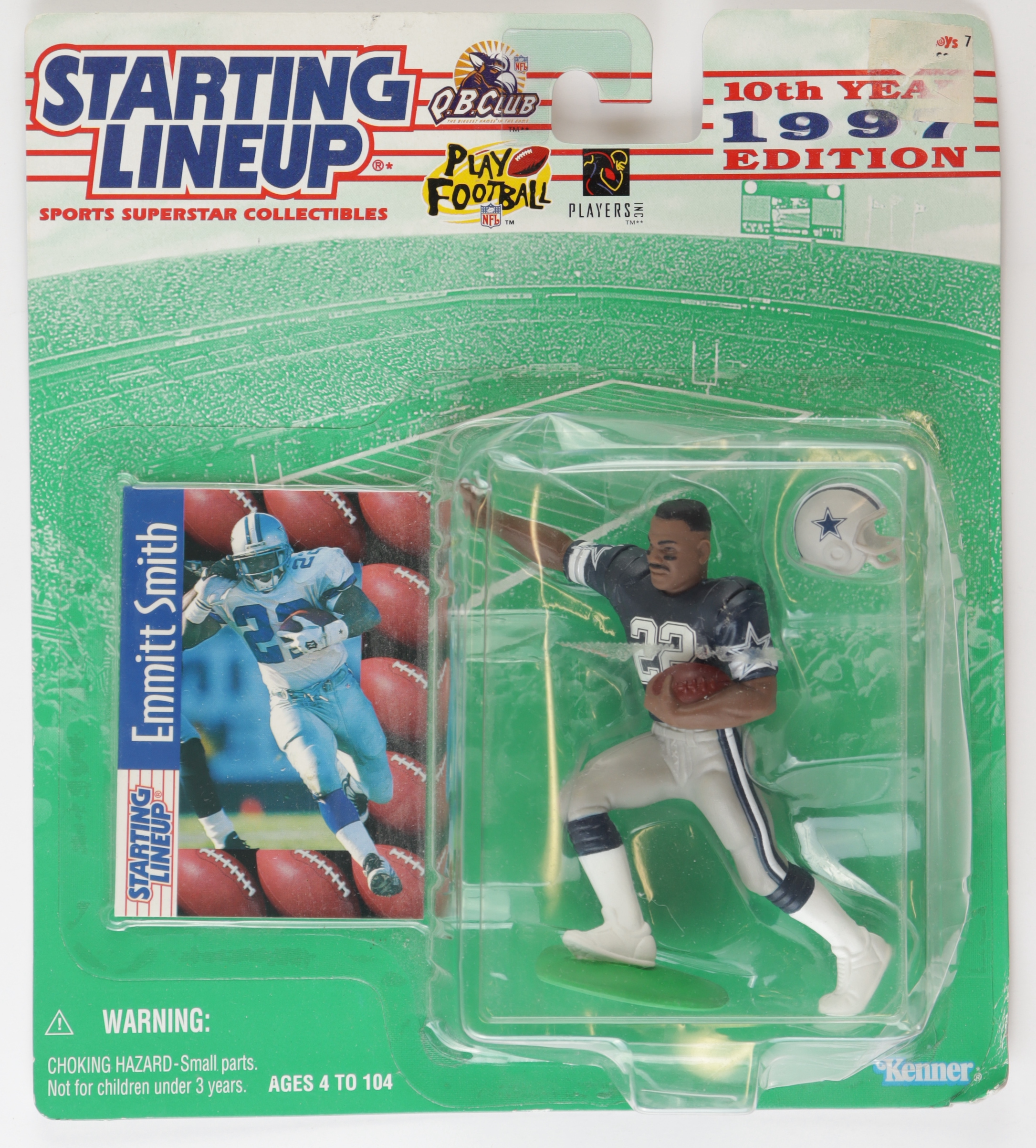 Emmitt Smith Starting Lineup 1997 Edition 4" Figure with Trading Card ...