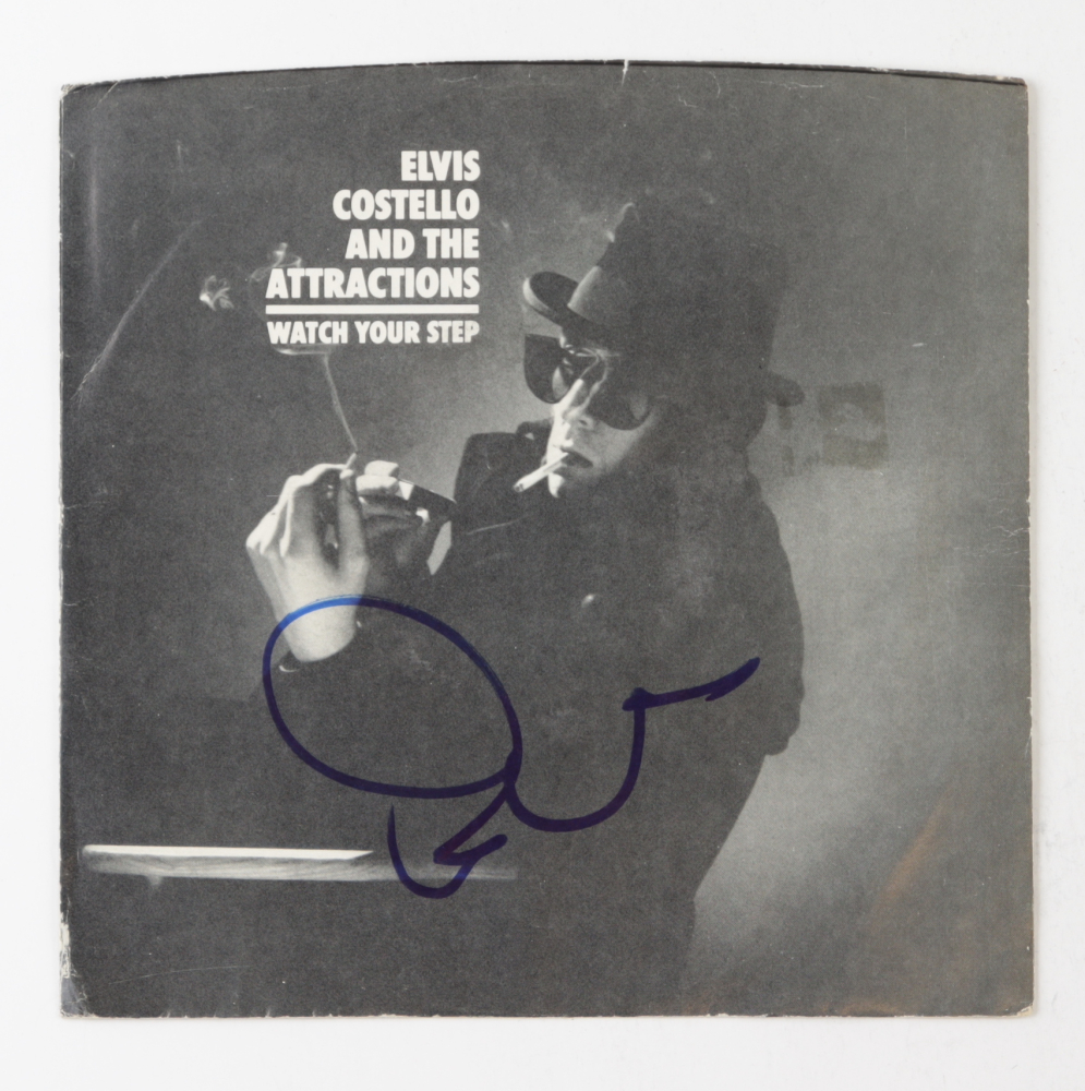 Elvis Costello Signed "Elvis Costello and the Attractions: Watch Your ...