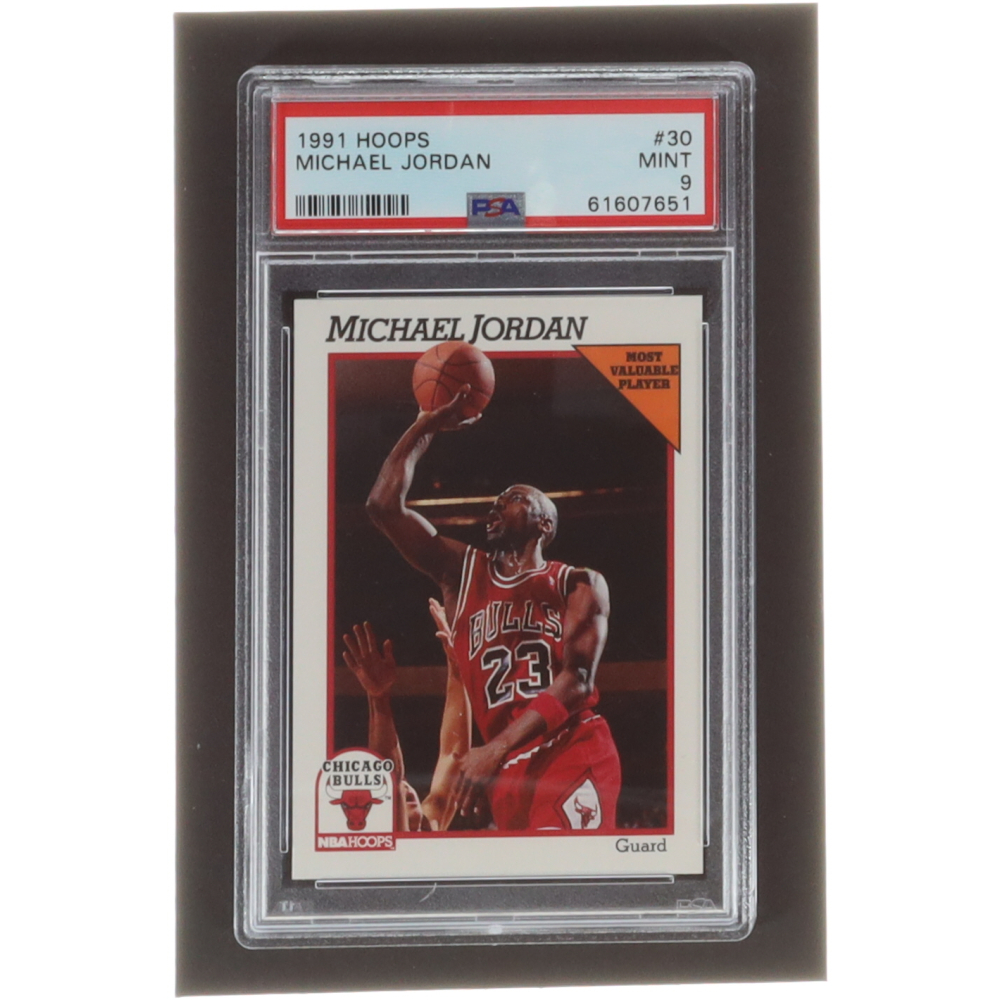 Michael Jordan 1991-92 Hoops #30 (PSA 9) | Pristine Auction