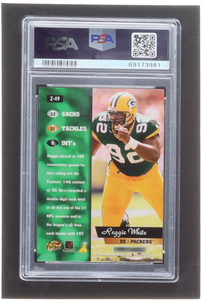 Reggie White 1996 Zenith #49 (PSA 9) | Pristine Auction