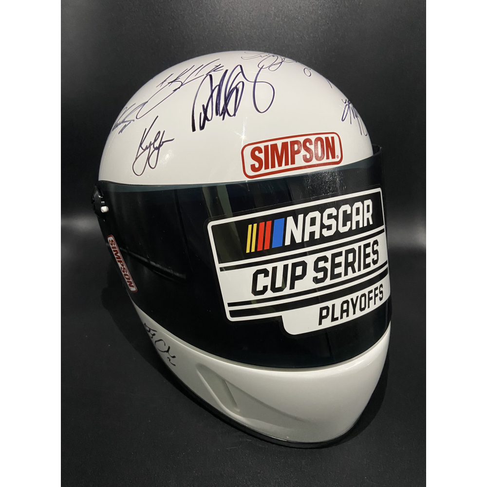 2022 NASCAR Cup Series Playoffs Full-Size Simpson Helmet Signed by (15 ...