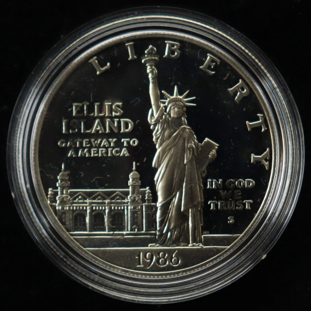 1986 U.S Liberty Silver Dollar Coin with Original Packaging | Pristine ...