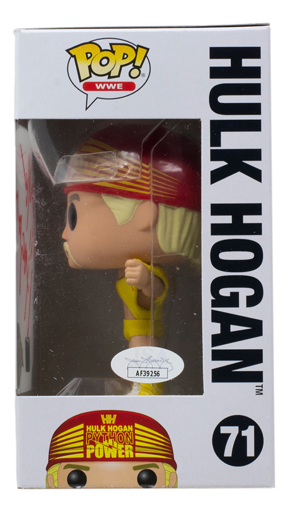 Hulk Hogan Signed "WWE" Hulk Hogan #71 Funko Pop! Vinyl Figure (JSA ...
