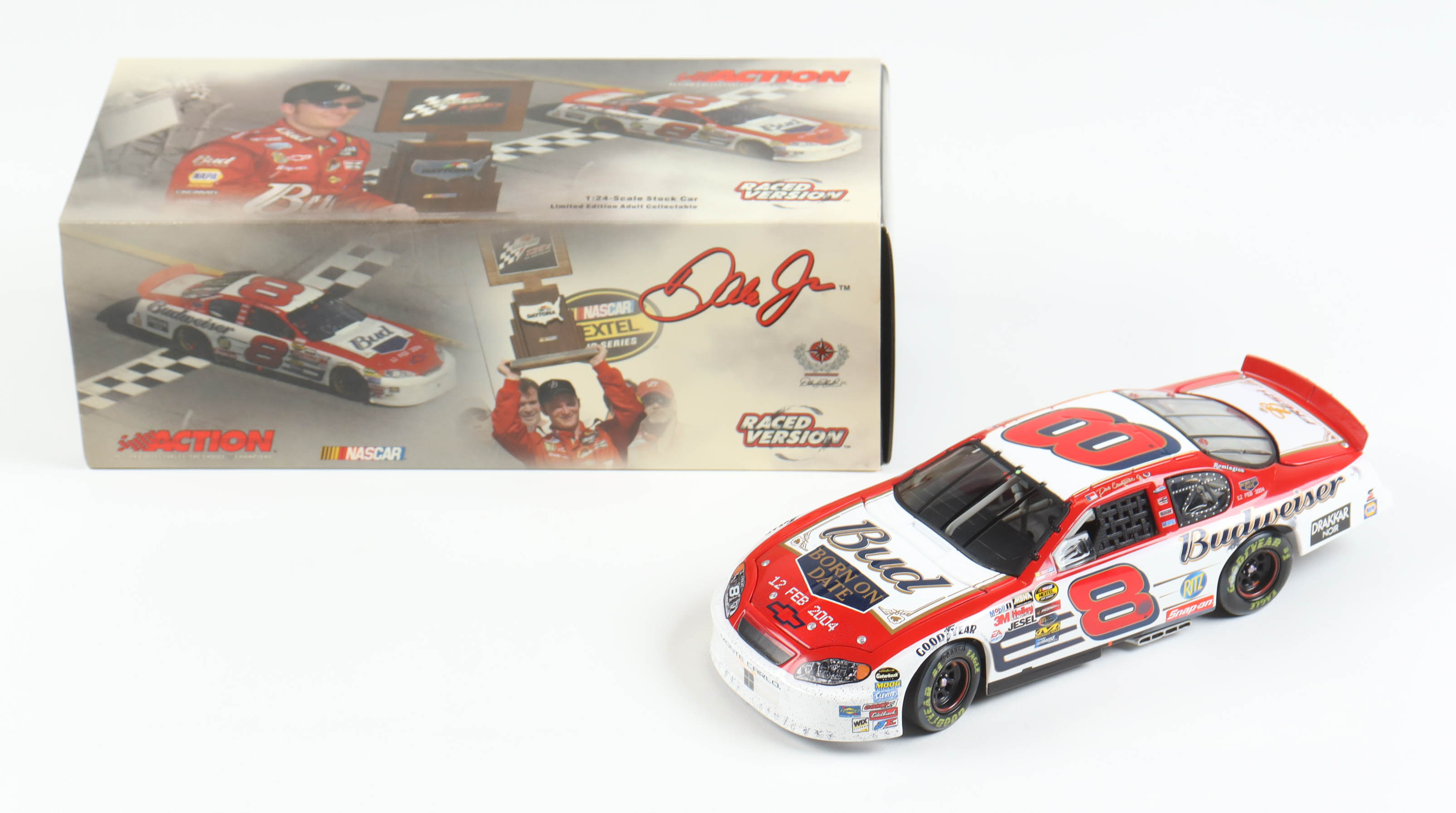 Dale Earnhardt Jr. LE NASCAR #8 Budweiser - Twin 125 Win Raced Version ...