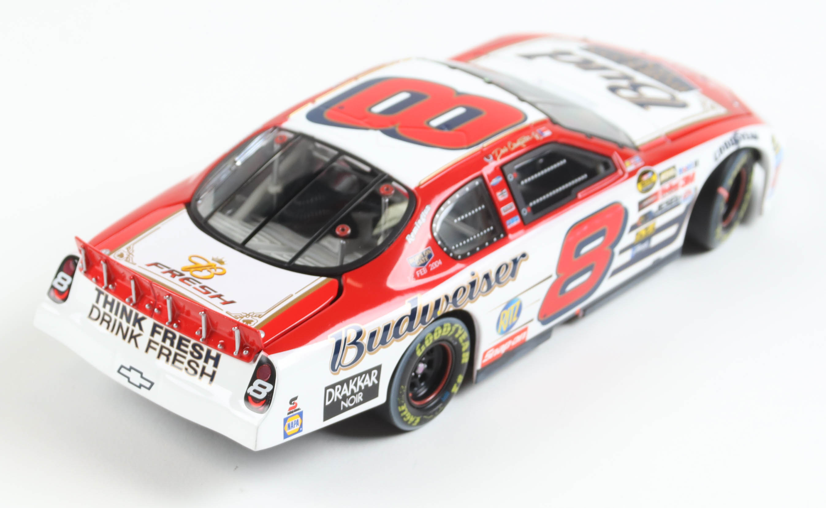 Dale Earnhardt Jr. LE NASCAR #8 Budweiser - Twin 125 Win Raced Version ...
