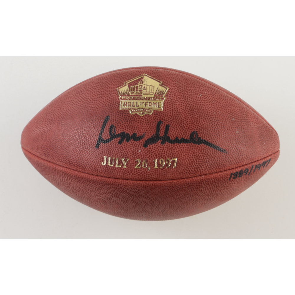 Don Shula Signed LE Hall of Fame Logo NFL Football (JSA) | Pristine Auction
