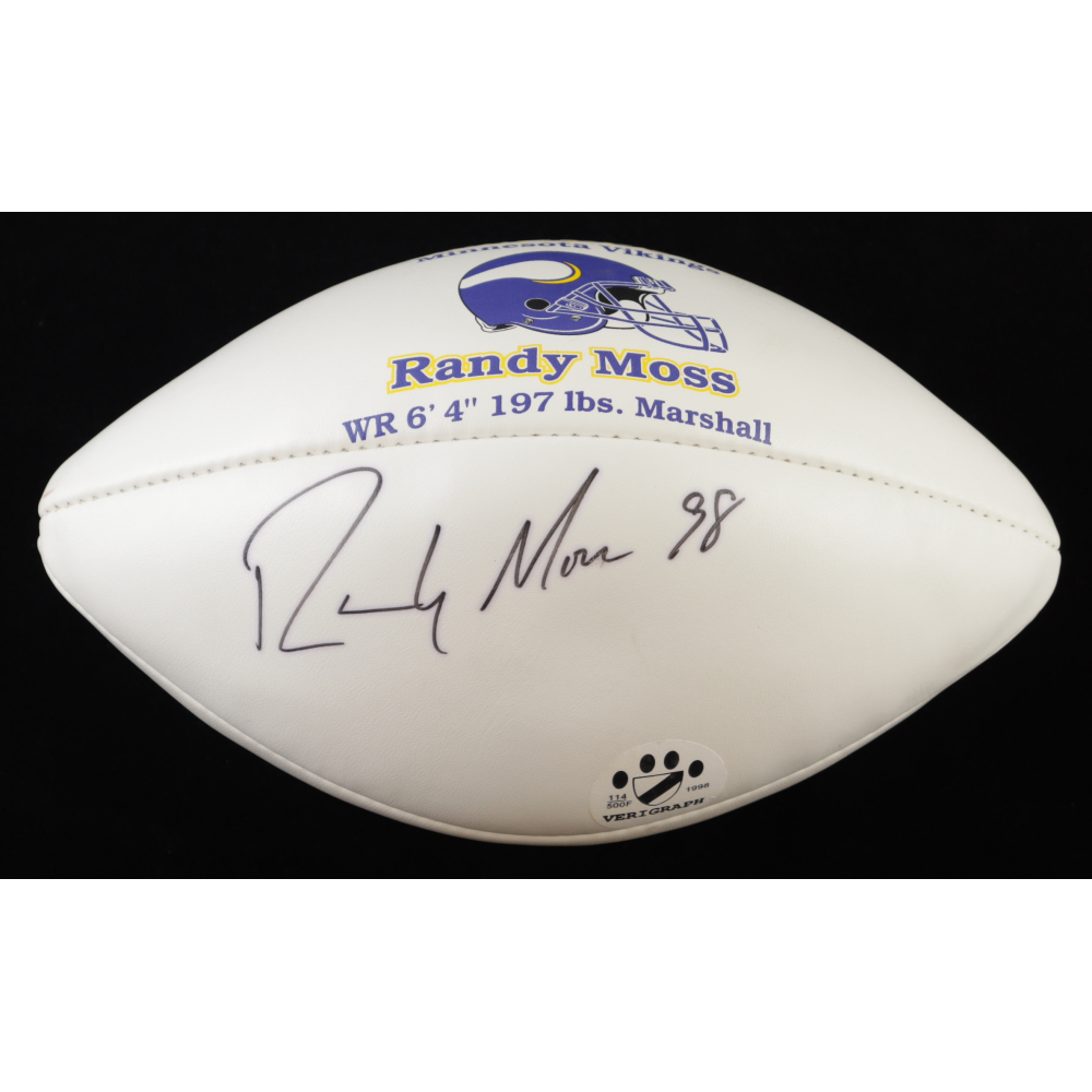 Randy Moss Signed Official NFL Football (JSA) | Pristine Auction