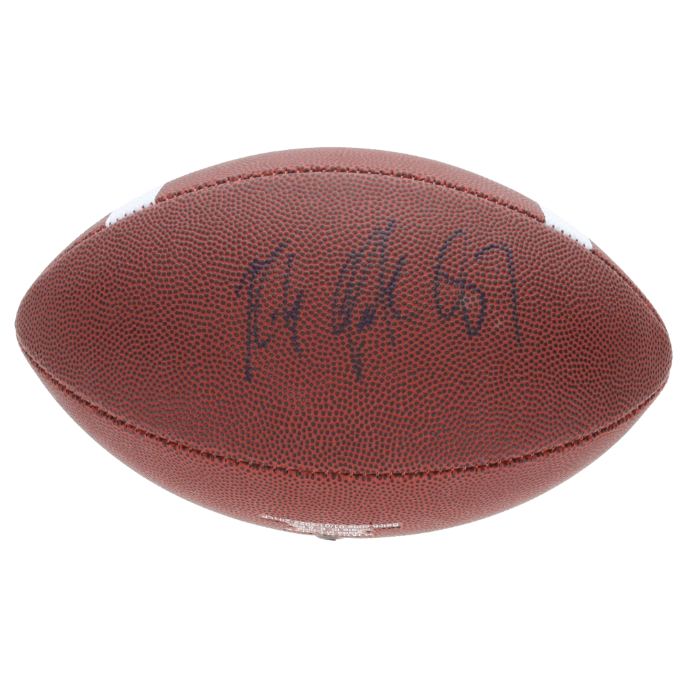 Rob Gronkowski Signed ESPN Logo Football (Beckett) | Pristine Auction