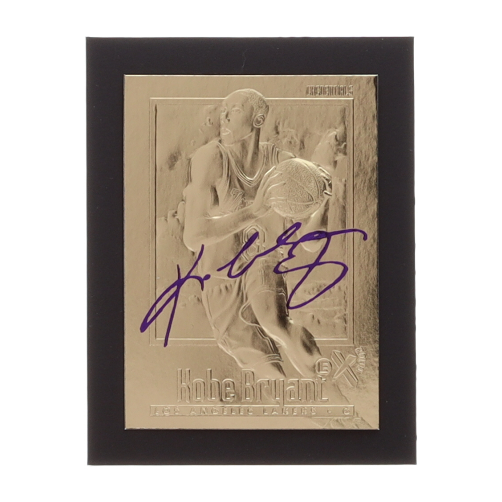 Kobe Bryant 1996-97 Skybox EX 2000 Purple Signature 23KT Gold RC #15503 ...