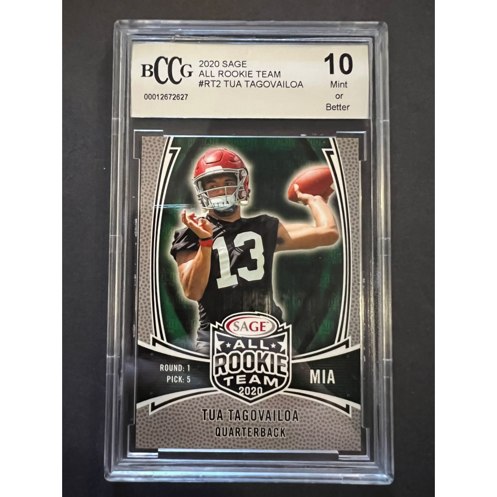 Tua Tagovailoa 2022 Sage All Rookie Team #RT2 RC (BCCG 10) | Pristine ...