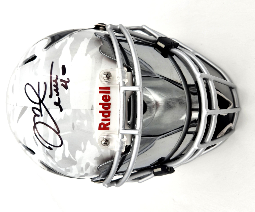 Mike Alstott Signed Buccaneers Authentic On-Field Full Size Speed ...