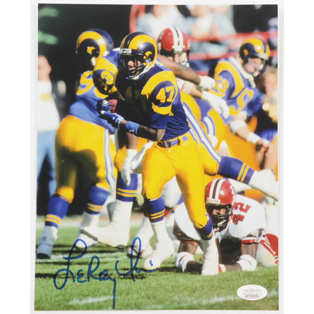 LeRoy Irvin Signed Rams 8x10 Photo (JSA) | Pristine Auction