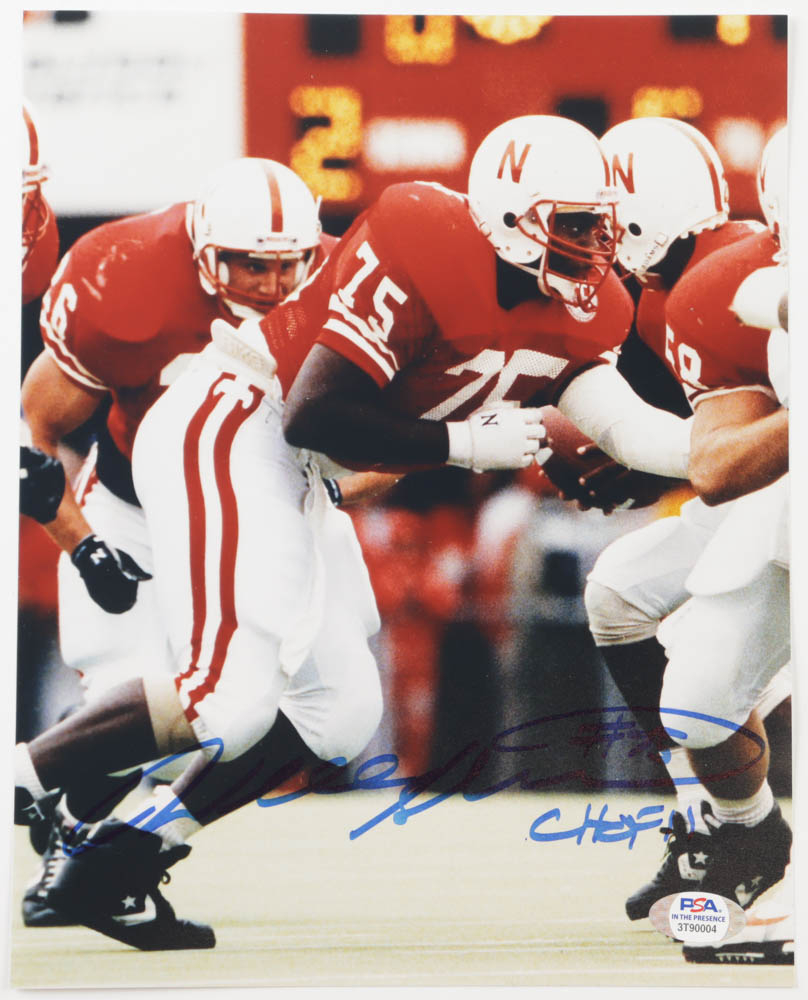 Will Shields Signed Nebraska Cornhuskers 8x10 Photo Inscribed "CHOF 11 ...