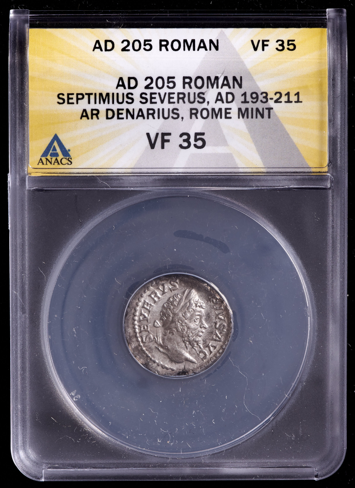 Septimius Severus (AD 193-211) Roman Empire AR Denarius - Rome Mint ...