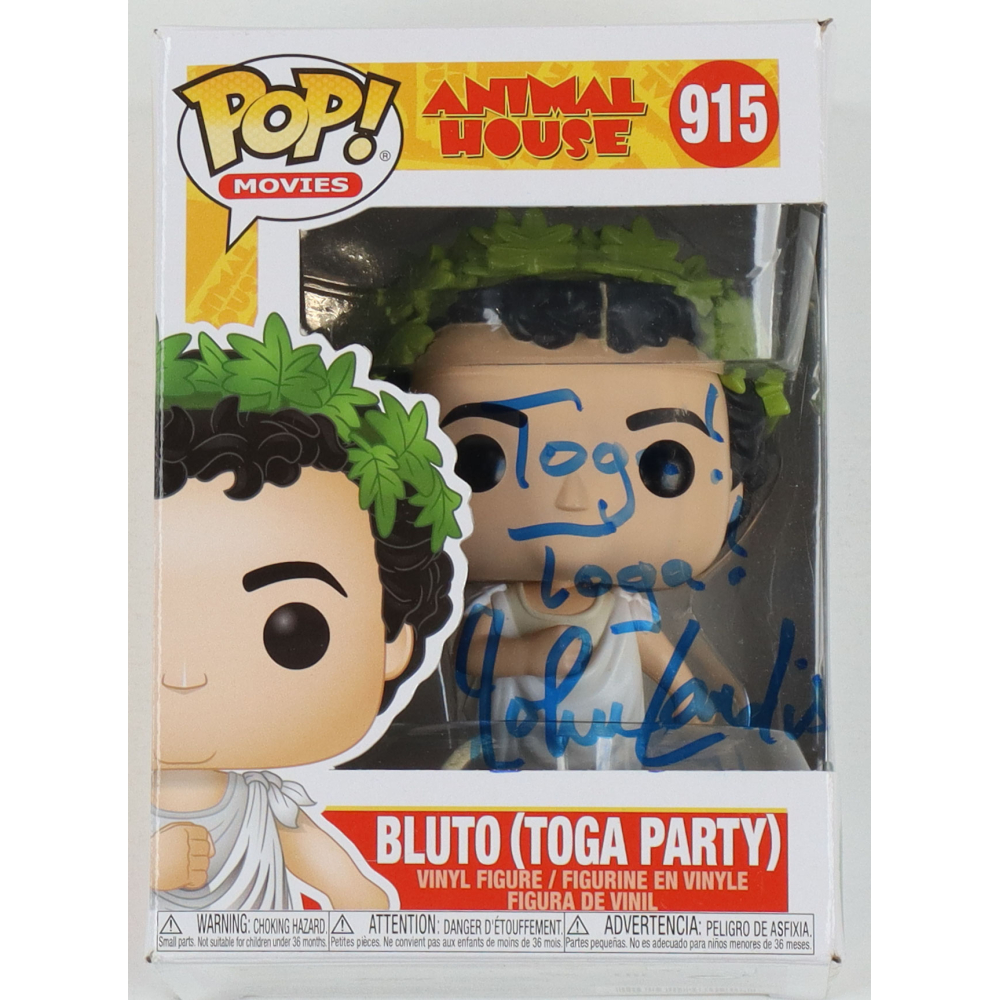 John Landis Signed "Animal House" #915 Bluto (Toga Party) Funko Pop ...