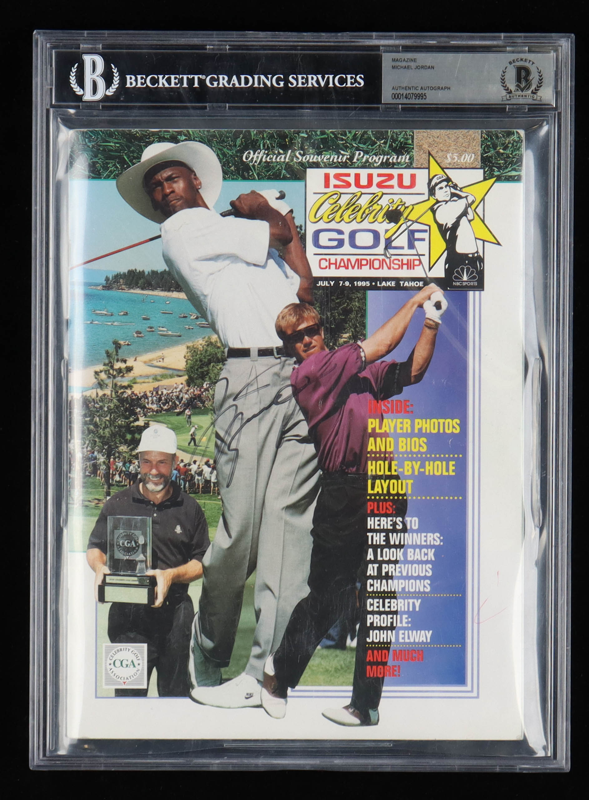 Michael Jordan Signed 1995 Celebrity Golf Championship Program (BGS ...