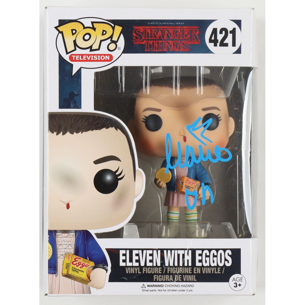 Millie Bobby Brown Signed "Stranger Things" #421 Eleven with Eggos ...