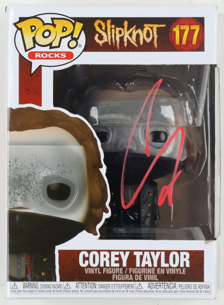 Corey Taylor Signed "Slipknot" #177 Funko Pop! Vinyl Figure (JSA ...