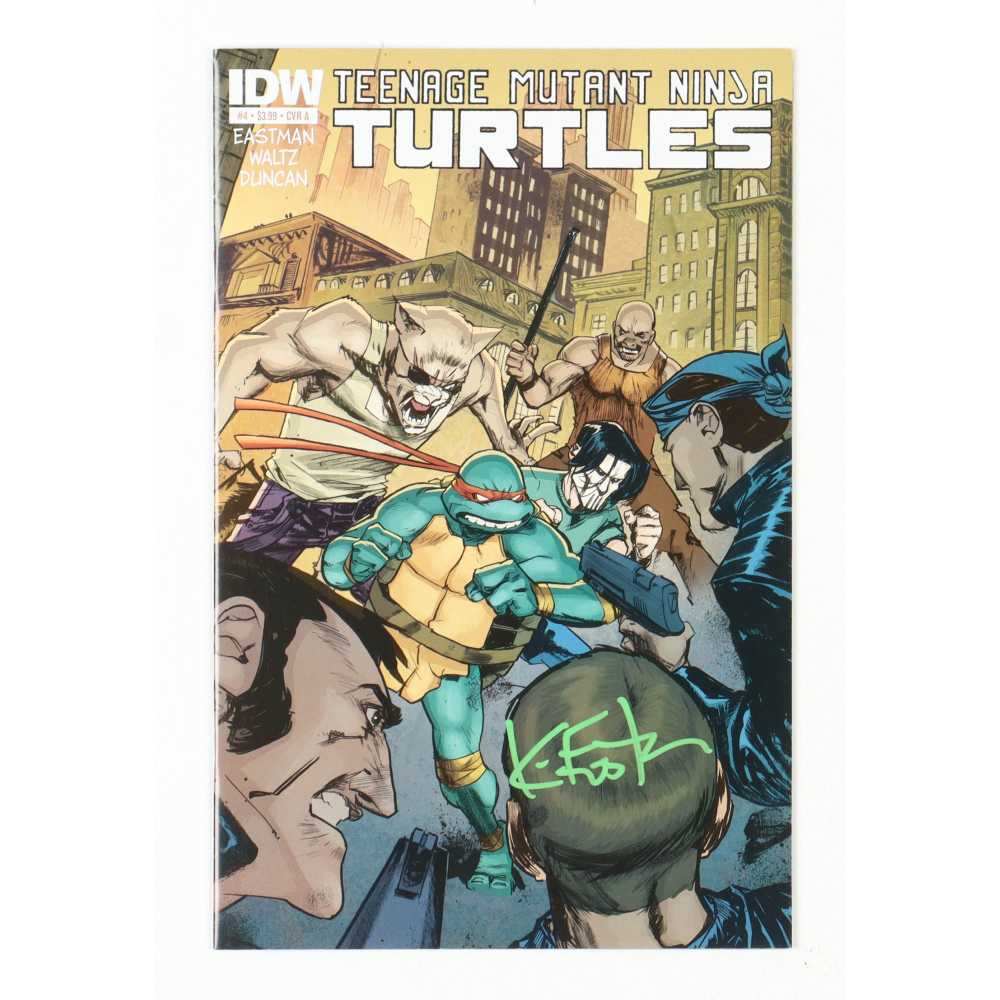 Kevin Eastman Signed "Teenage Mutant Ninja Turtles" Issue #4 IDW Comic ...
