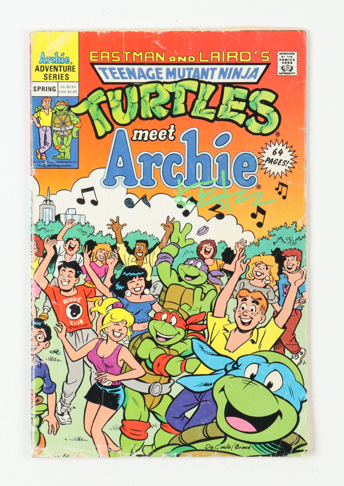Kevin Eastman Signed "Teenage Mutant Ninja Turtles" Meet Archie Spring ...