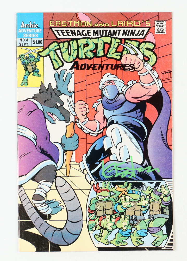 Kevin Eastman Signed "Teenage Mutant Ninja Turtles" Issue #4 Archie ...