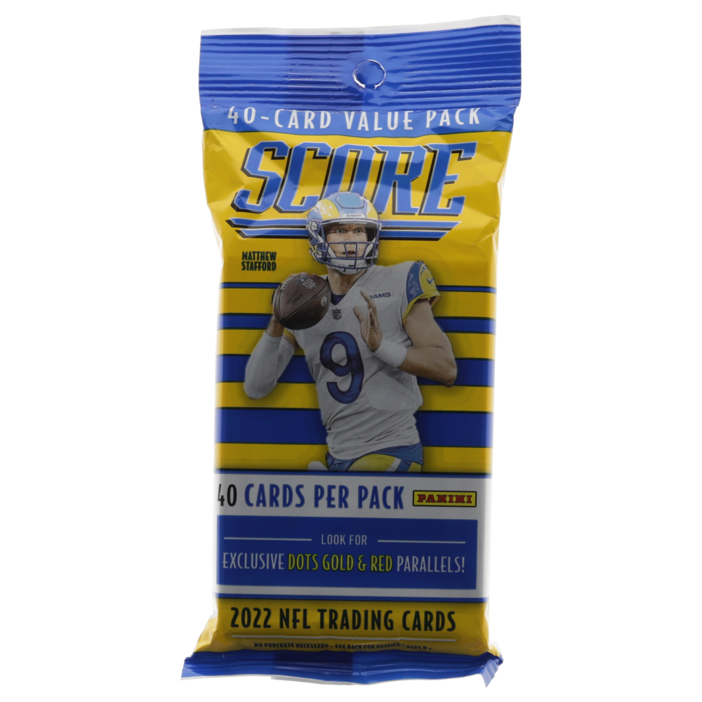 2022 Panini Score Football Jumbo Value Pack With 40 Cards Pristine 2022 Panini Score Football Jumbo Value Pack With 40 Cards Pristine